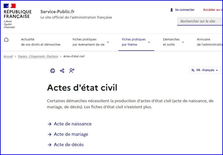 Comment consulter l'état civil d'une personne ? - Gen&O